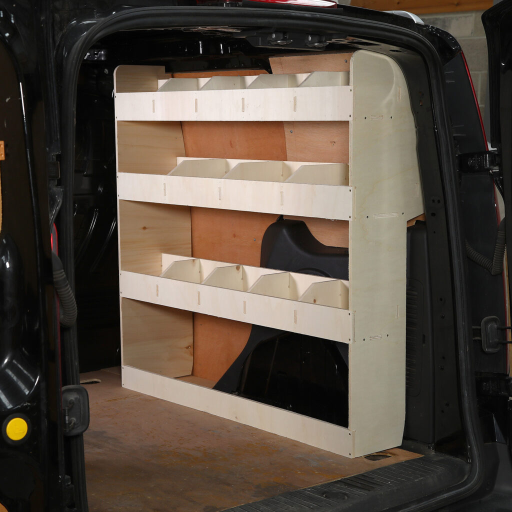 Ford Connect SWB 2014+ van racking / shelving. Free next day delivery