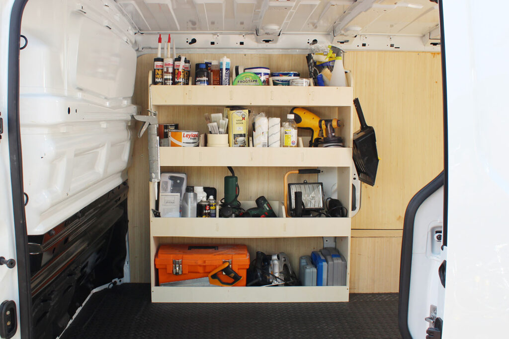 Vauxhall Vivaro 2001-14 van racking shelving. Free next day UK delivery.