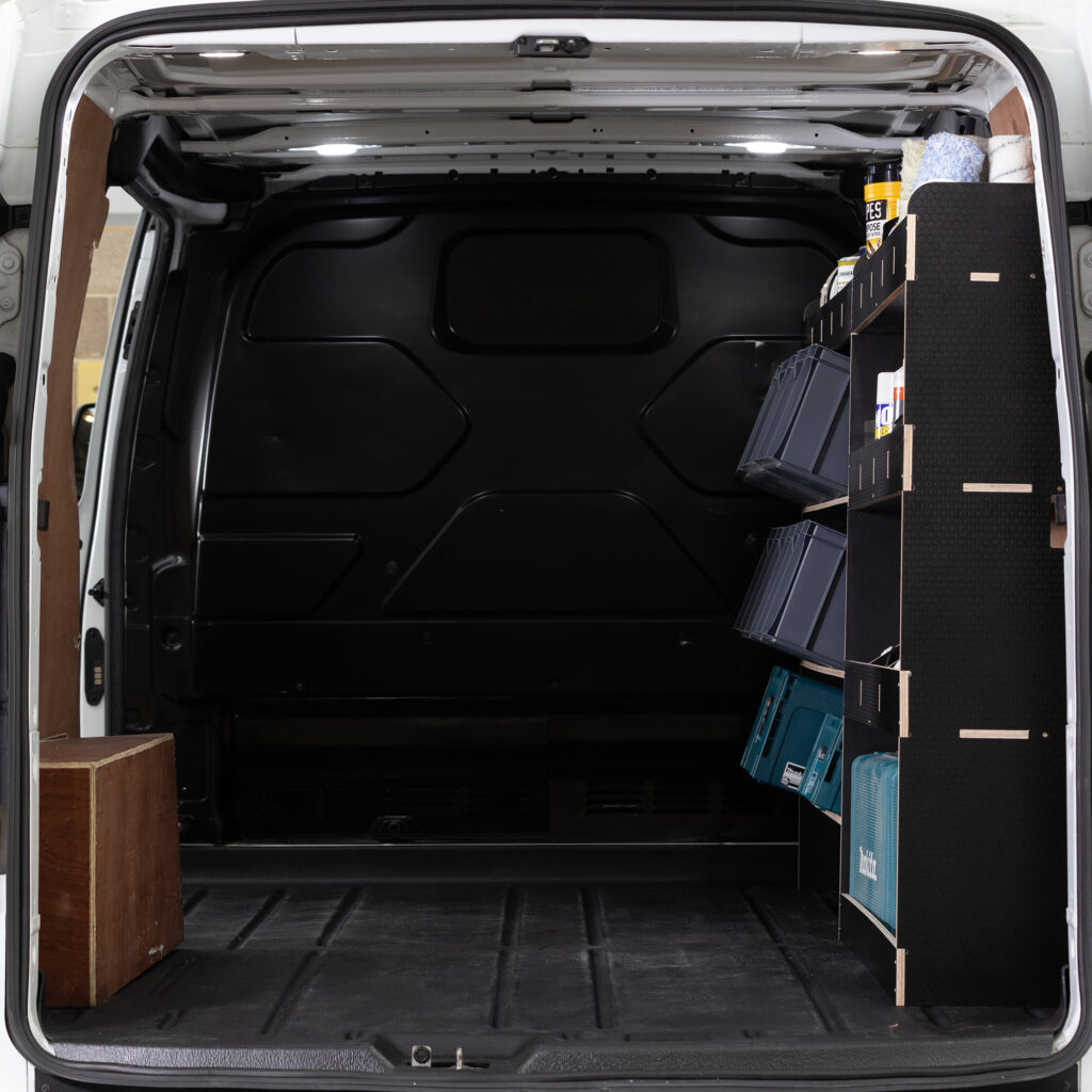 Ford Transit Custom L2 (LWB) 2024+ Toolbox & Rear HEXABOARD Van Rack ...