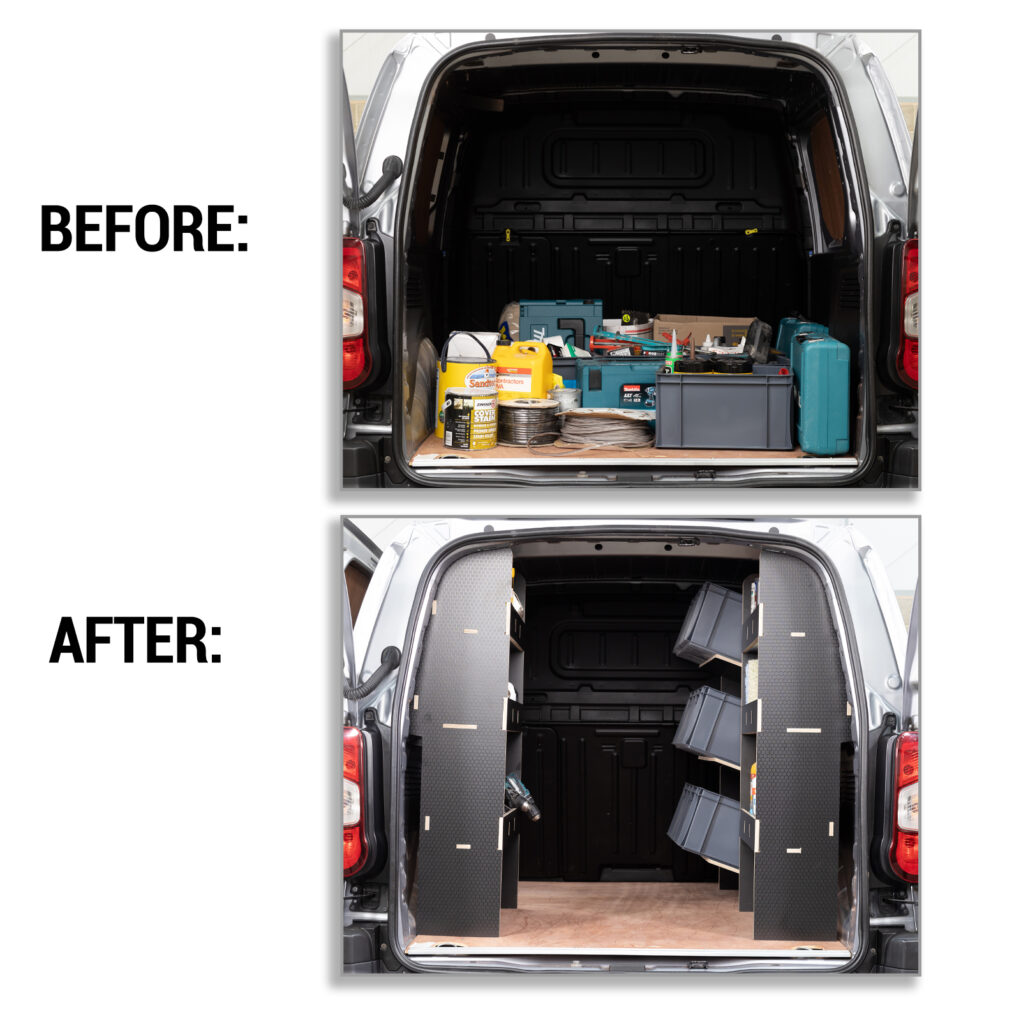 Citroen Berlingo M (L1, SWB) 2019+ Double Driver Side HEXABOARD Van ...