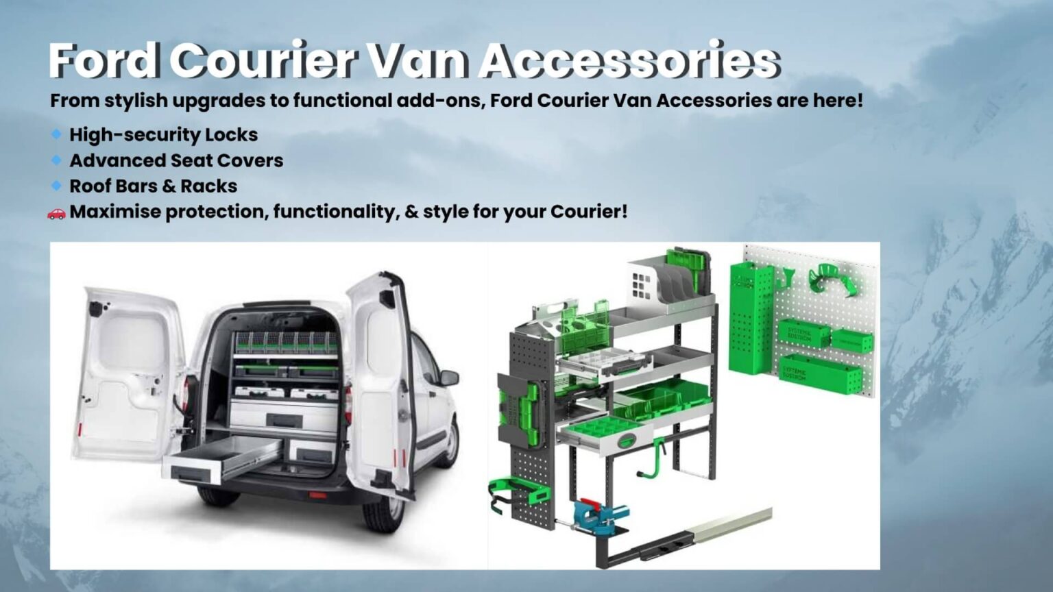 Ford Van Accessories: Styling & Fitting for Transit, Connect, Courier ...