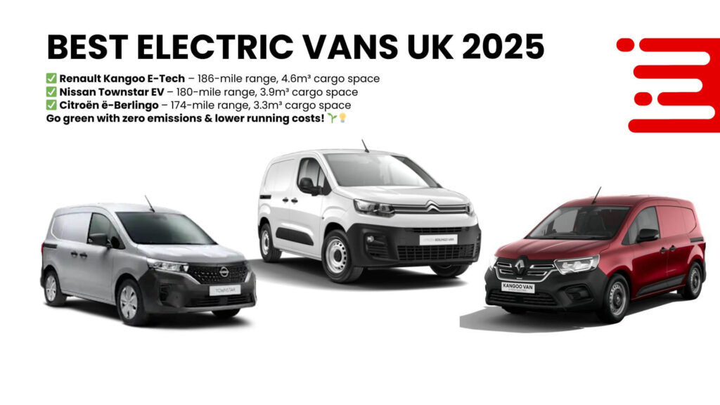 Best Electric Vans UK 2025 – Top Models, Specs & Buying Guide